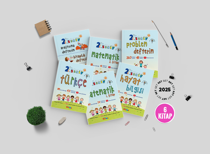 2025 Mavi Önlük 2. Sınıf Etkinlik Seti - Mavi Önlük Yayınları
